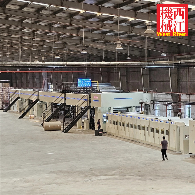 7Ply Fully Automatic Corrugated Cardboard Production Line with Newest ...