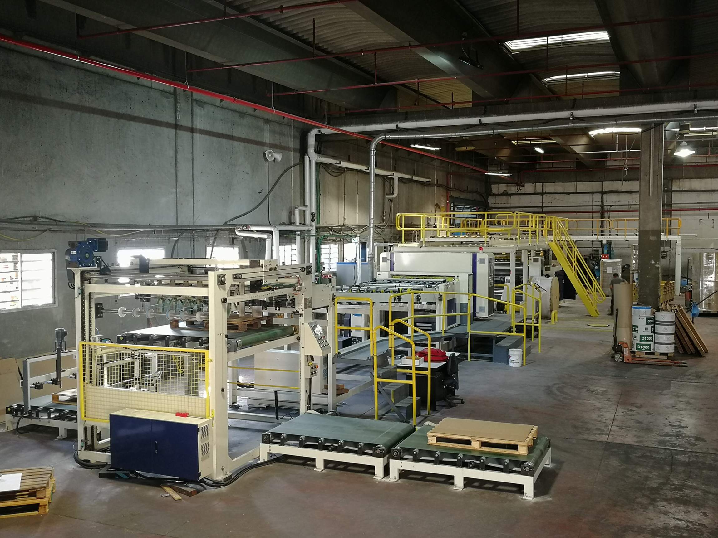 WJ150 Series 2Ply Single Face Board Complete Paper Corrugator Machines