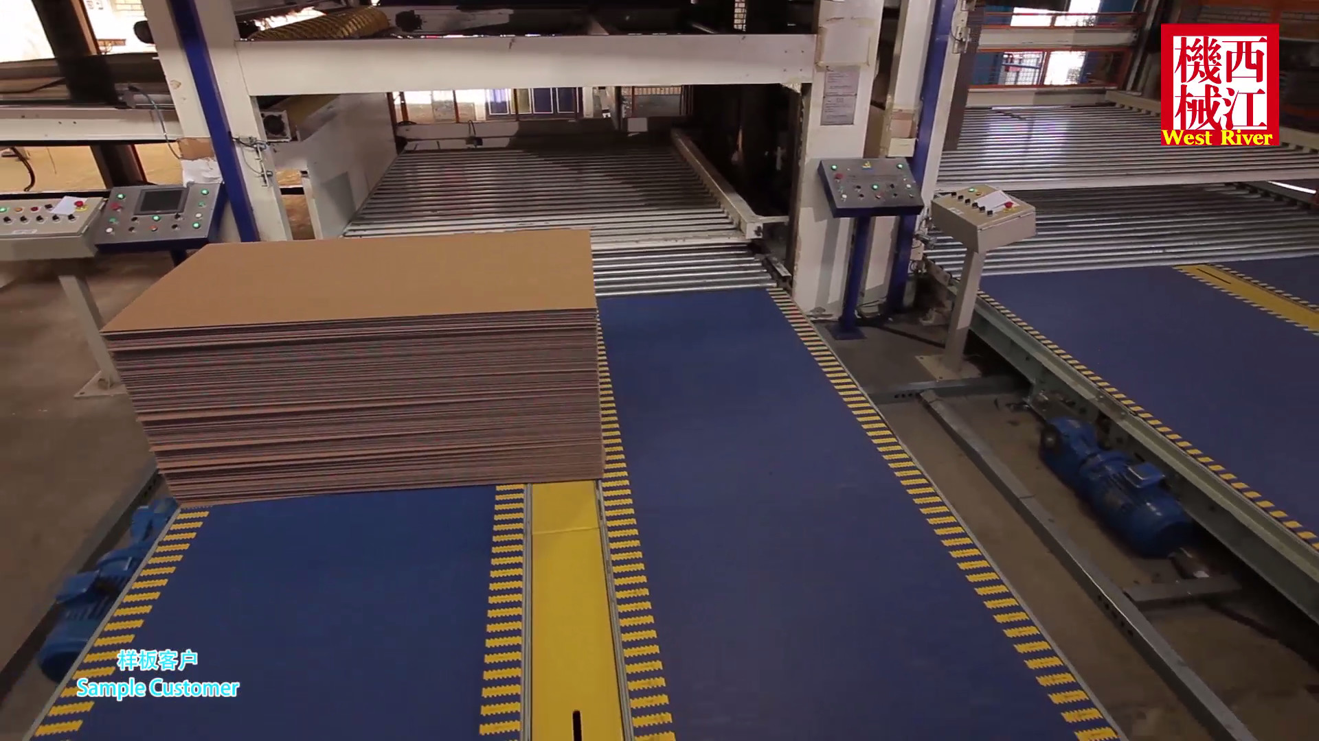 Fully Automatic Servo Control Conveyor Stacker For Corrugation Machine ...